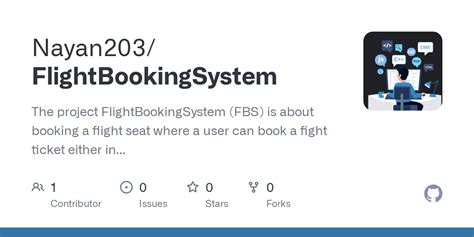 GitHub Nayan203 FlightBookingSystem The Project FlightBookingSystem FBS Is About Booking A