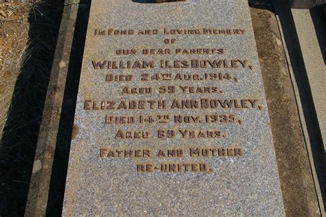 William Iles Bowley 1855 1914 Find A Grave Memorial