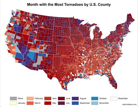 Us Tornado Map Archives
