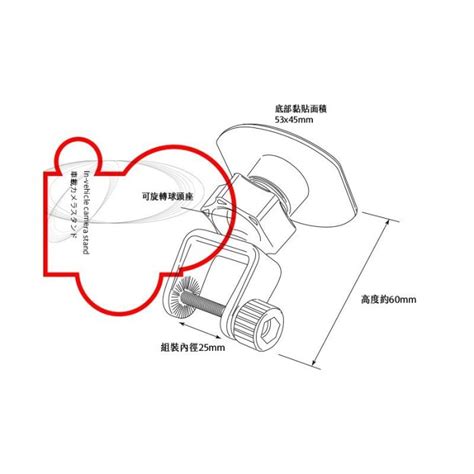 3d01【3m黏貼式支架 套頭式】dod Gs300 Gs600 路易視 掃描者 全視線 視連科 Mf3 Yahoo拍賣