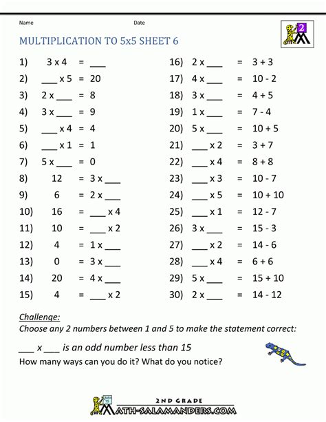 Multiplication Worksheets 6s Printable Word Searches
