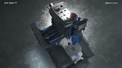 Dn Solutions Dvf 5000 2nd Gen Red Dot Award Winning Design And 5 Axis