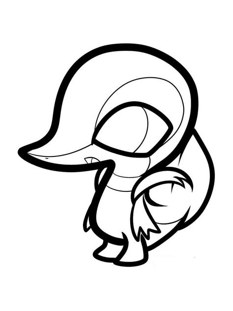 Pages à Colorier Pokemon Snivy Noir Et Blanc 18 Coloriage Stitch Et