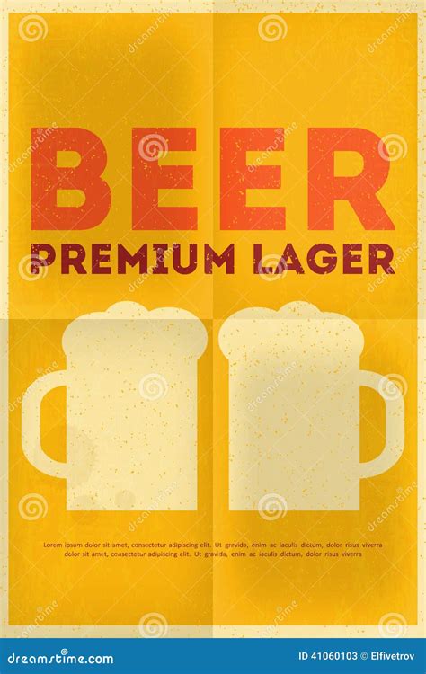 Beer Posters Advertisements Vector Set 252333928