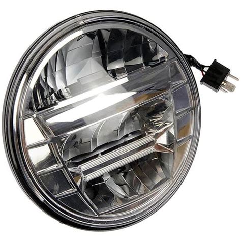 Universal 7 Round Led Projector Headlight With 4 Diodes Raneys