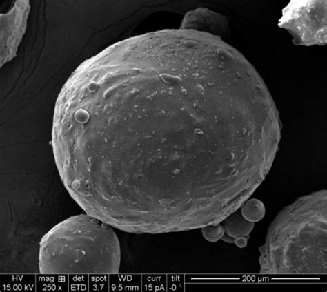 A Microspheres Of Eudragit S 100 Download Scientific Diagram