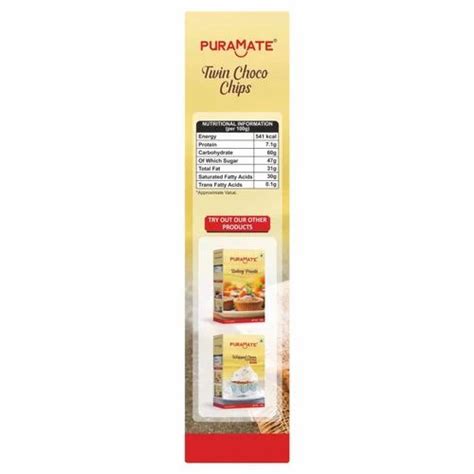 Brown Puramate Twin Choco Chips At Rs 450box In Nagda Id 2851961301012