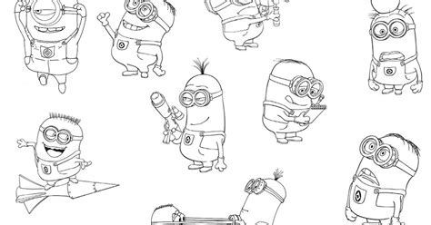 Despicable Me Two Coloring Pages 2025