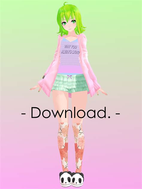 Tda Mmd Sleepy Gumi Download By Thecarrotkouhai On Deviantart
