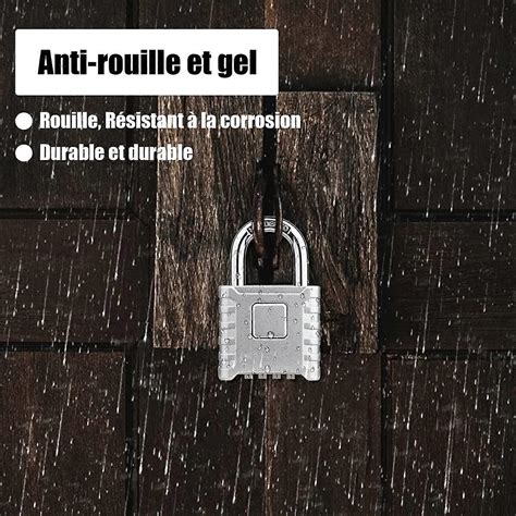 Large 4 Digit Combination Padlock With Big Password [simple And Safe] Code Padlock One Click