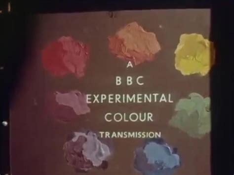 A Bbc Experimental Colour Transmission Tvark