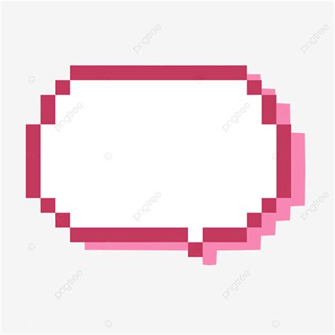 Dialog Box Clipart Transparent PNG Hd Red White Landscape Pixel Art Text Box Color Dialog