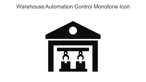 Warehouse Automation Control Monotone Icon In Powerpoint Pptx Png And Editable Eps Format Ppt