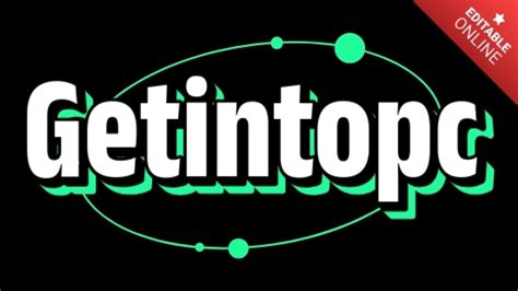 Getintopc Logo Text Effect Generator