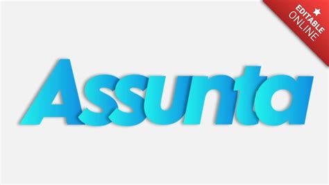 Assunta Overlap Font Text Effect Generator