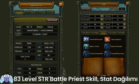 Str Battle Priest Stat And Skill Dağılımı Knight Bp Priest Rehberi
