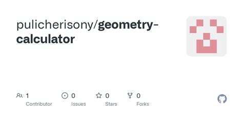GitHub Pulicherisony Geometry Calculator
