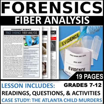 Forensics Fiber Analysis Readings Questions Case Study Lab Optional