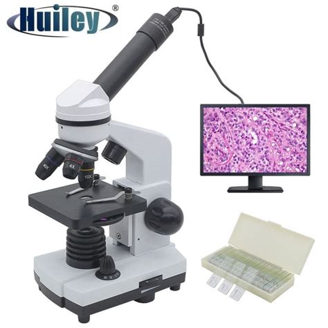 1600x Student Biological Microscope 2mp Usb Electronic Eyepiece Digital