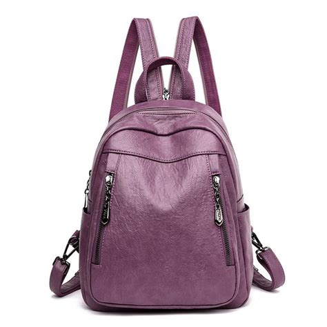 Womens Backpack With Zippers And Tassel Zorket Zorket
