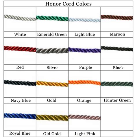 Custom Variegated Braided Honor Cords