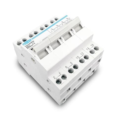 3x 4p 63a 3 Phase Dual Power Manual Transfer Isolating Switch Interlock