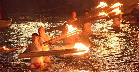 In Photos Fiery Torches Light Up Festival For Good Health In Southwest