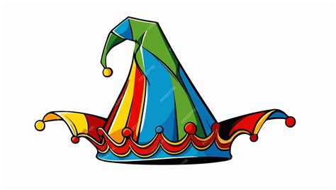 Premium Vector Circus Clown Costume Hat Graphic