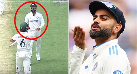 Australia V India Cricket Virat Kohli Cops Punishment For Sam Konstas