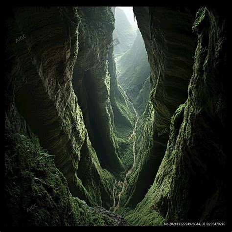 Ai创作图谷底一线天 神秘大峡谷 雨岔大峡谷 峡谷立体画 雨岔石峡 穿越大裂谷 银山大裂谷 沟壑深幽谷 狭缝型峡谷 原生态裂谷 雨岔峡谷 一线