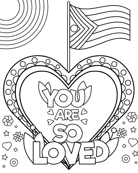 Pride Coloring Page