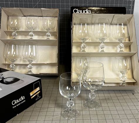 Claudia Fine Lead Crystal Goblets