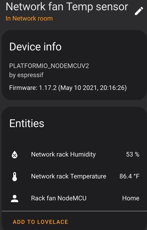 Dht11nodemcu Temphumidity Sensor Rhomeassistant