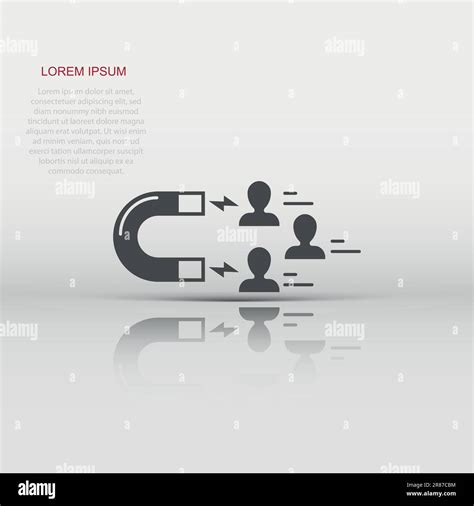 Lead Conversion Icon In Flat Style Attract Vector Illustration On White Isolated Background