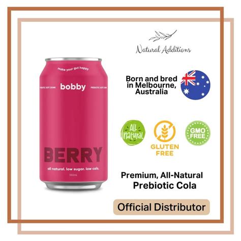 Bobby Refreshing Prebiotic Softdrink Berry 330ml Lazada Ph