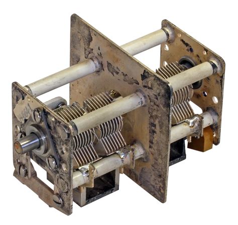 Air Variable Capacitors Shafted Dual Section Surplus Sales Of Nebraska