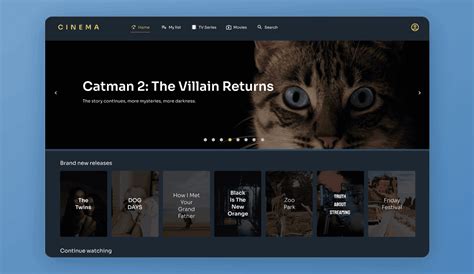 movie streaming web app template movie web app design uizard