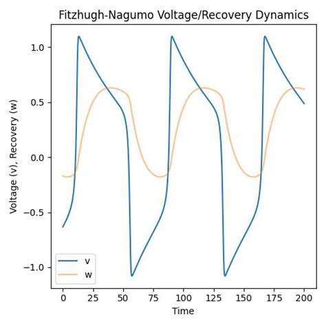 Lecture 2c The Fitzhughnagumo Neuronal Cell — Ngc Learn 300