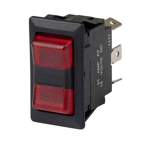 Bep Spdt Rocker Switch 2 Leds 12v24v Onoffon 1001715