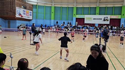 231223 우리중기배 배드민턴대회 혼복20a 팀테크니스트 어쩌다가송원준이진아 Vs 팀리얼라이더and만스터치and팀핏섬 송경민안하나 Youtube