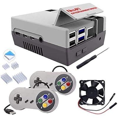 GeeekPi Retro Gaming Nes Pi Case With Fan Heatsinks Australia Ubuy
