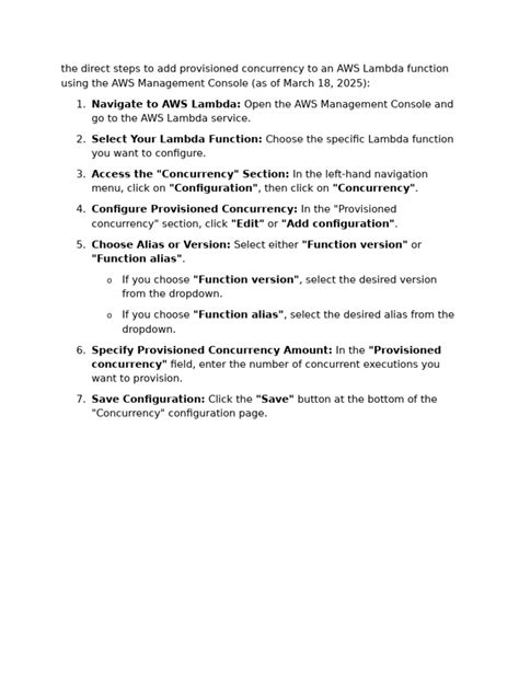 Configure Aws Lambda Provisioned Concurrency Pdf