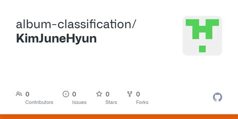 Github Album Classificationkimjunehyun