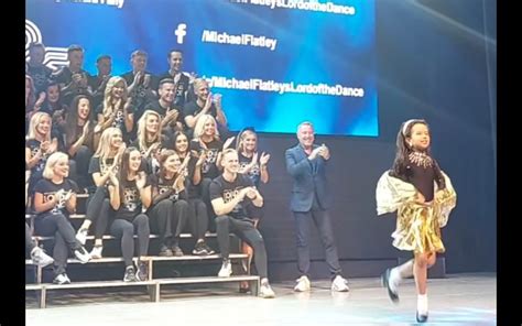 Holly Fealey Irish Dancer Performs For Michael Flatley