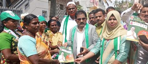 Zafrullah Khan ಜೆಡಿಎಸ್ ಅಭ್ಯರ್ಥಿ ರಾಮಚಂದ್ರು ಪರ ಜಫ್ರುಲ್ಲಾಖಾನ್ ಮತಯಾಚನೆ