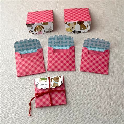 Mini Envelopes Tiny Envelopes Gingham Envelopes Tooth Fairy