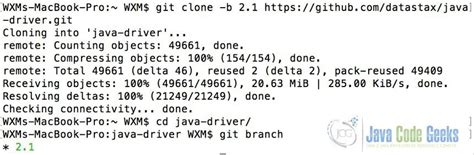Git Clone Branch Example Java Code Geeks