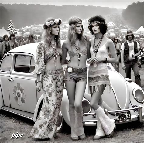 Woodstock Flower Crowns Fringes And Bare Feet—fashion Became Its