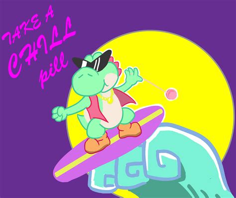 Chill Yoshi By Garbagerobo On Newgrounds