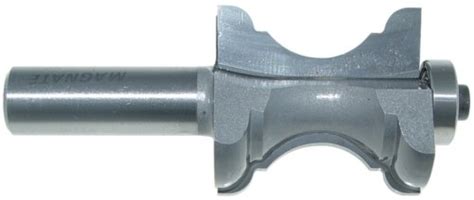Magnate 1344 Classic Astragal Router Bits 316 And 12 Radius 12